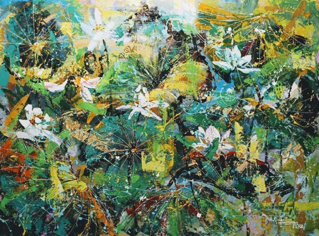 Một số bức tranh của họa sĩ Đoàn Nguyên - Nội thất Indochine